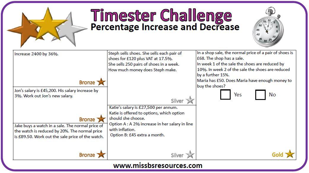 Percentage Increase And Decrease Worksheet – Ame.my.id